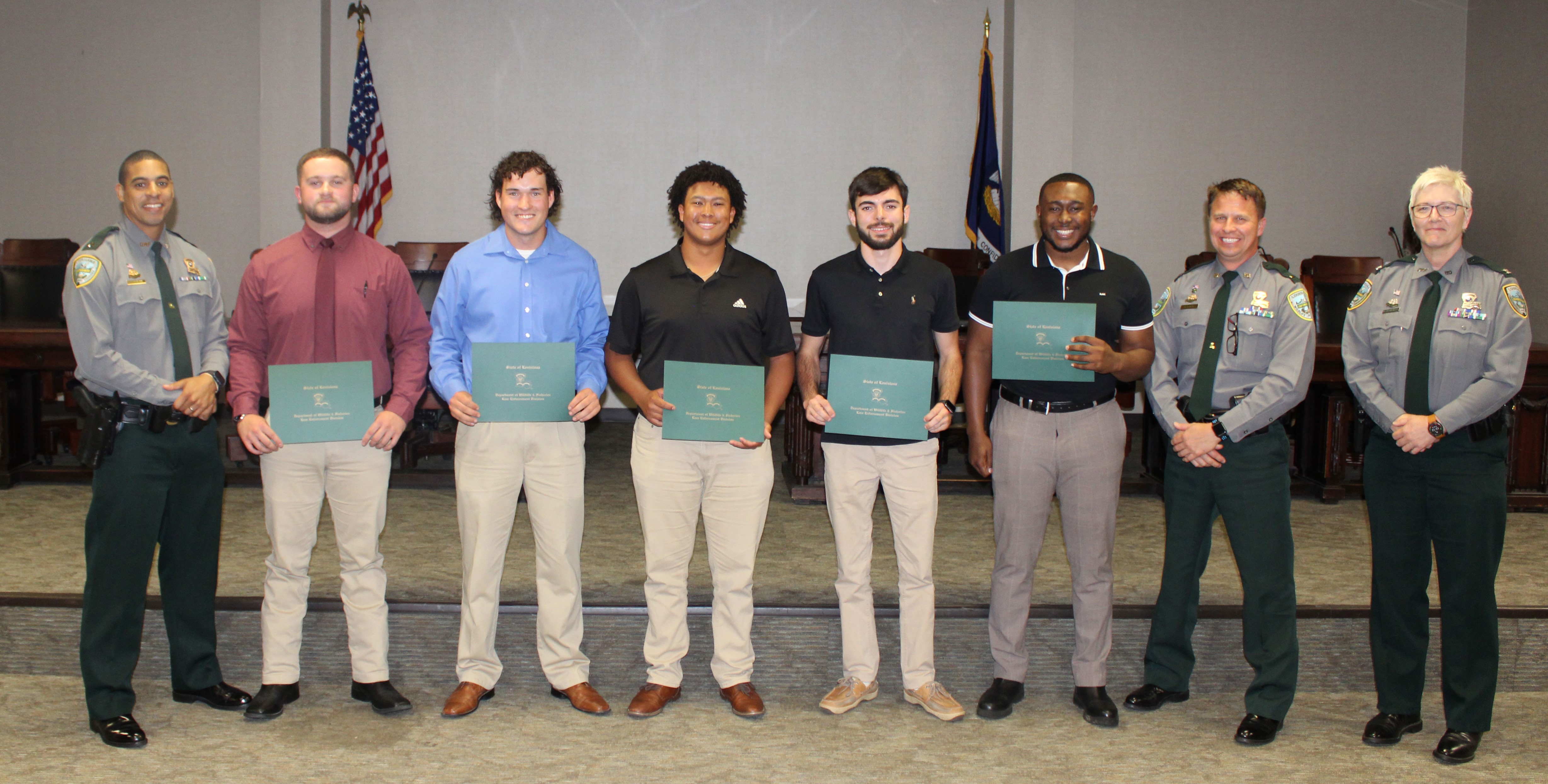 Five Students Complete the LDWF Enforcement Division Internship Program | Louisiana Department ...